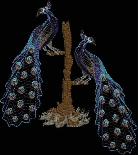 Optical double Peacock - Etsy
