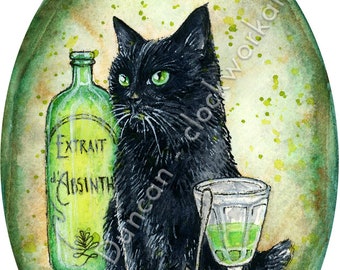 Black Cat Absinthe - Etsy