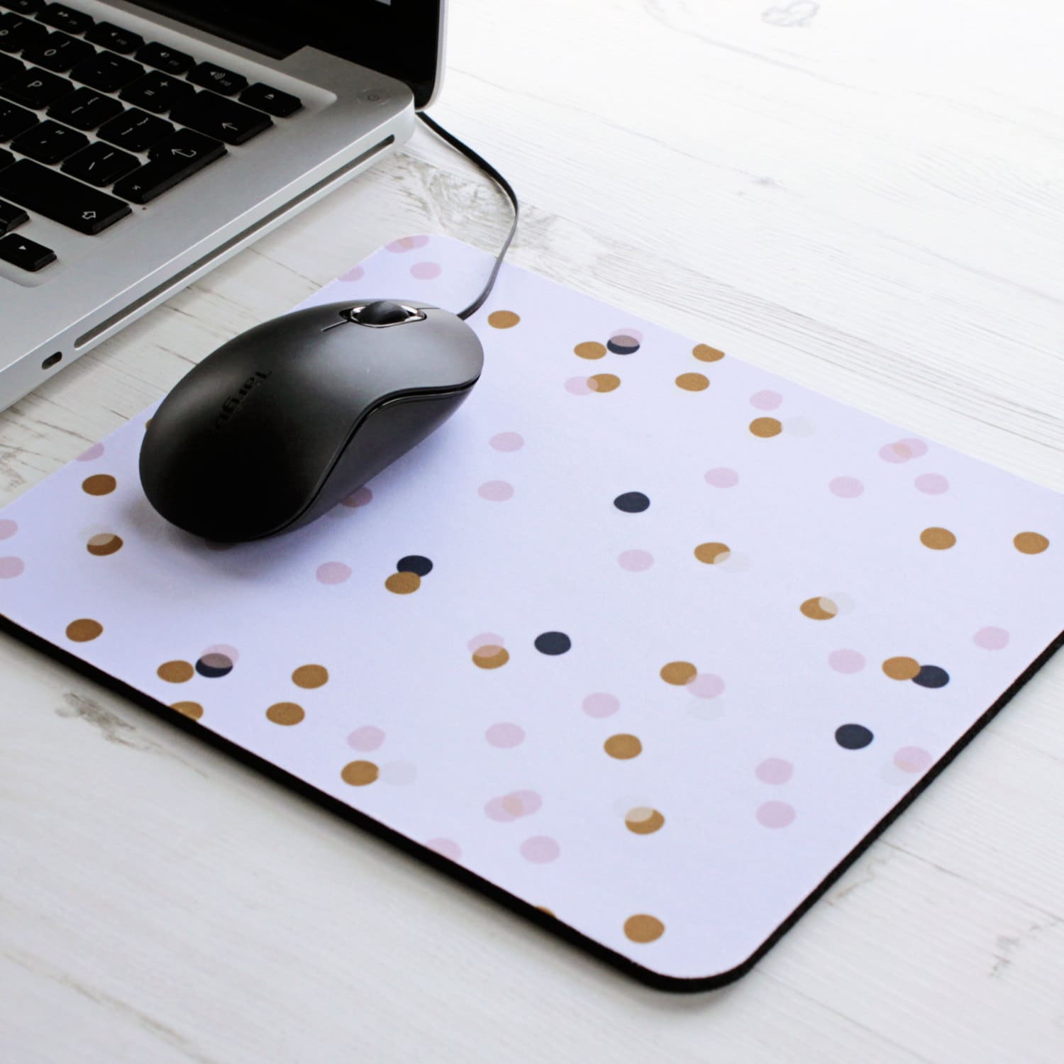 Confetti Rectangle Mouse Pad Mouse Mat Desk Polka Dot - Etsy UK