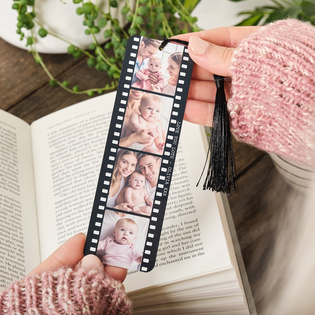 Personalised Photo Film Reel Metal Bookmark - Etsy
