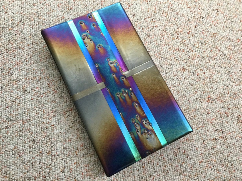 Fused Glass Wall Panel Iridescent Dichroic Glass Art - Etsy