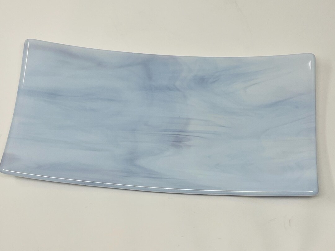 Lavender Fused Glass Tray: Handmade Decorative Art Glass Dish - Etsy
