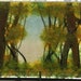 Fused Glass Art, Fall Tree Art Glass Panel, Autumn Woods Frit Glass ...