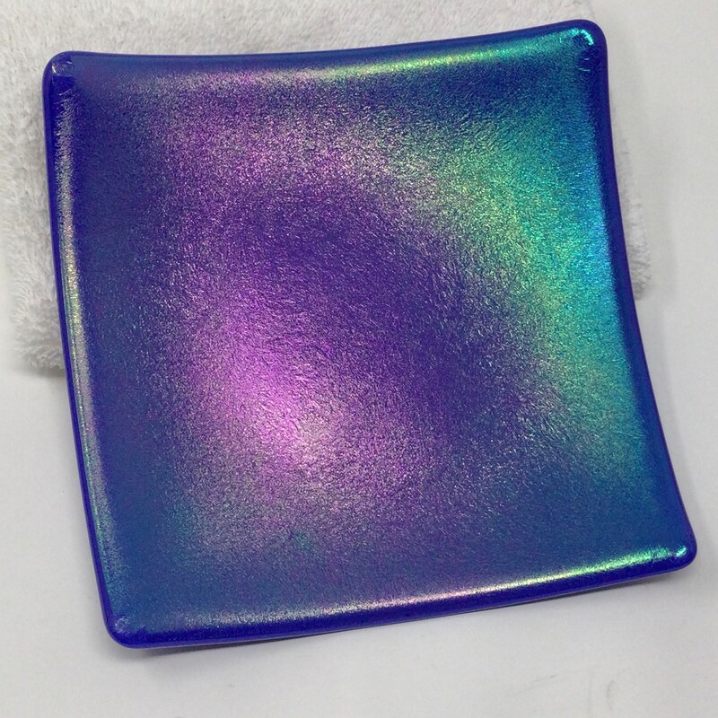 Iridescent Plates - Etsy