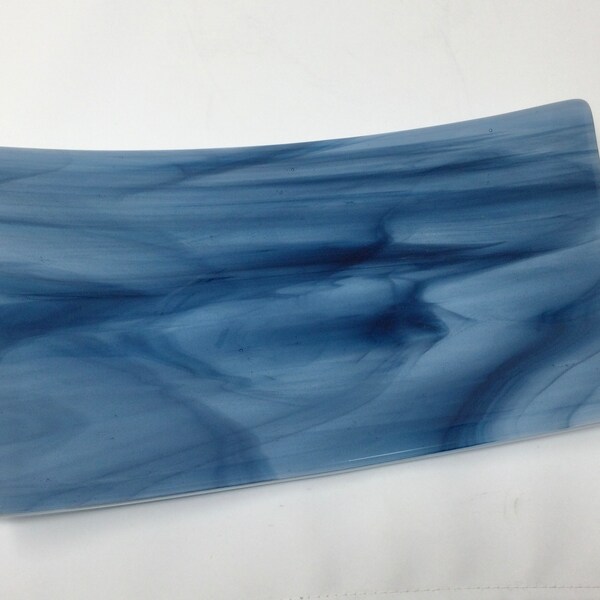 Blue Glass Tray - Etsy