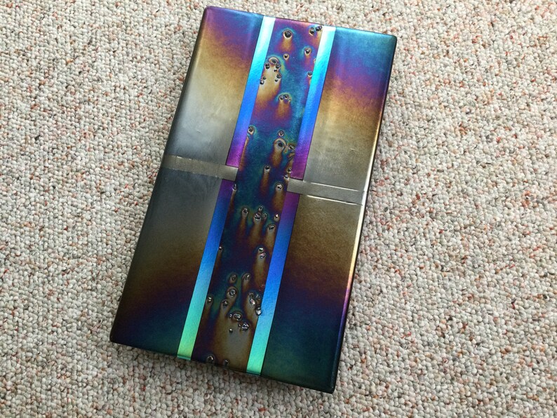 Fused Glass Wall Panel Iridescent Dichroic Glass Art - Etsy