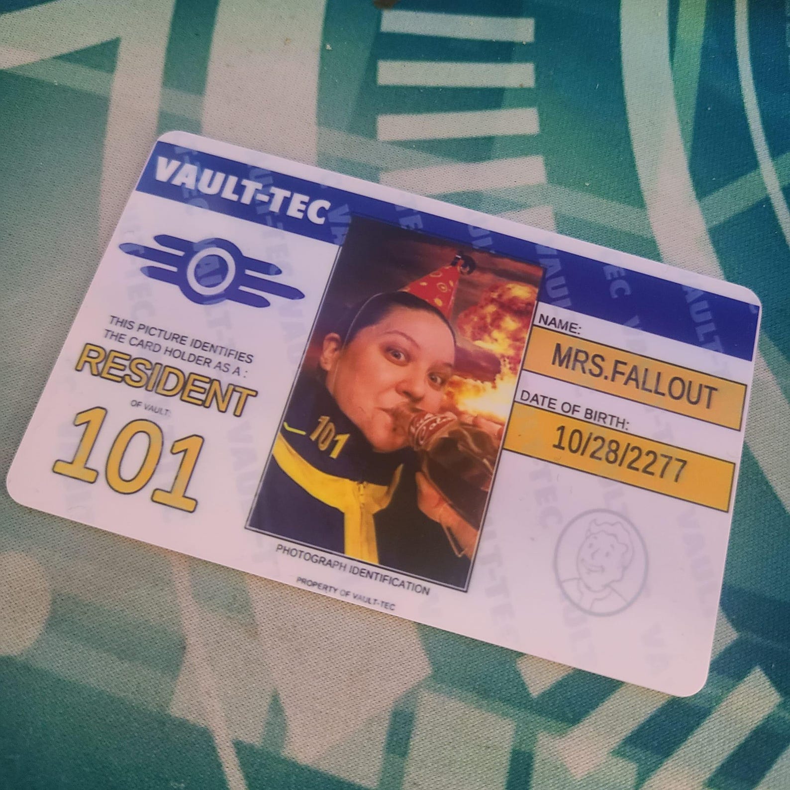 Fallout Vault-tec ID Card - Etsy