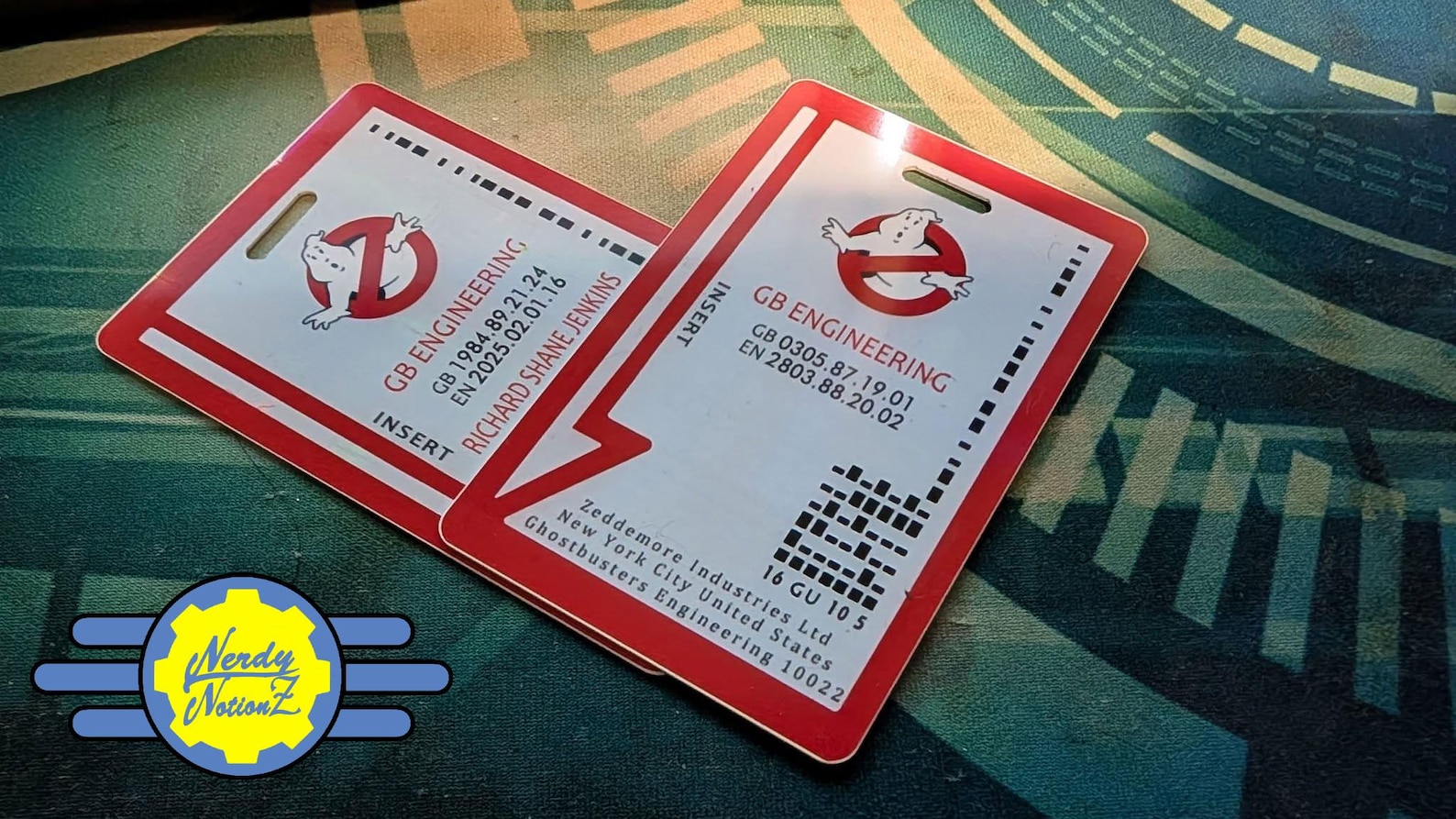 Ghostbusters Engineering ID Card - Etsy
