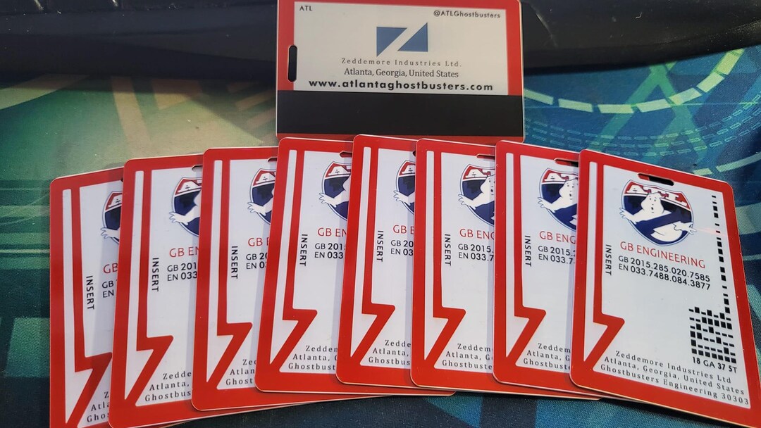 Custom Ghostbusters Team ID Cards - Etsy