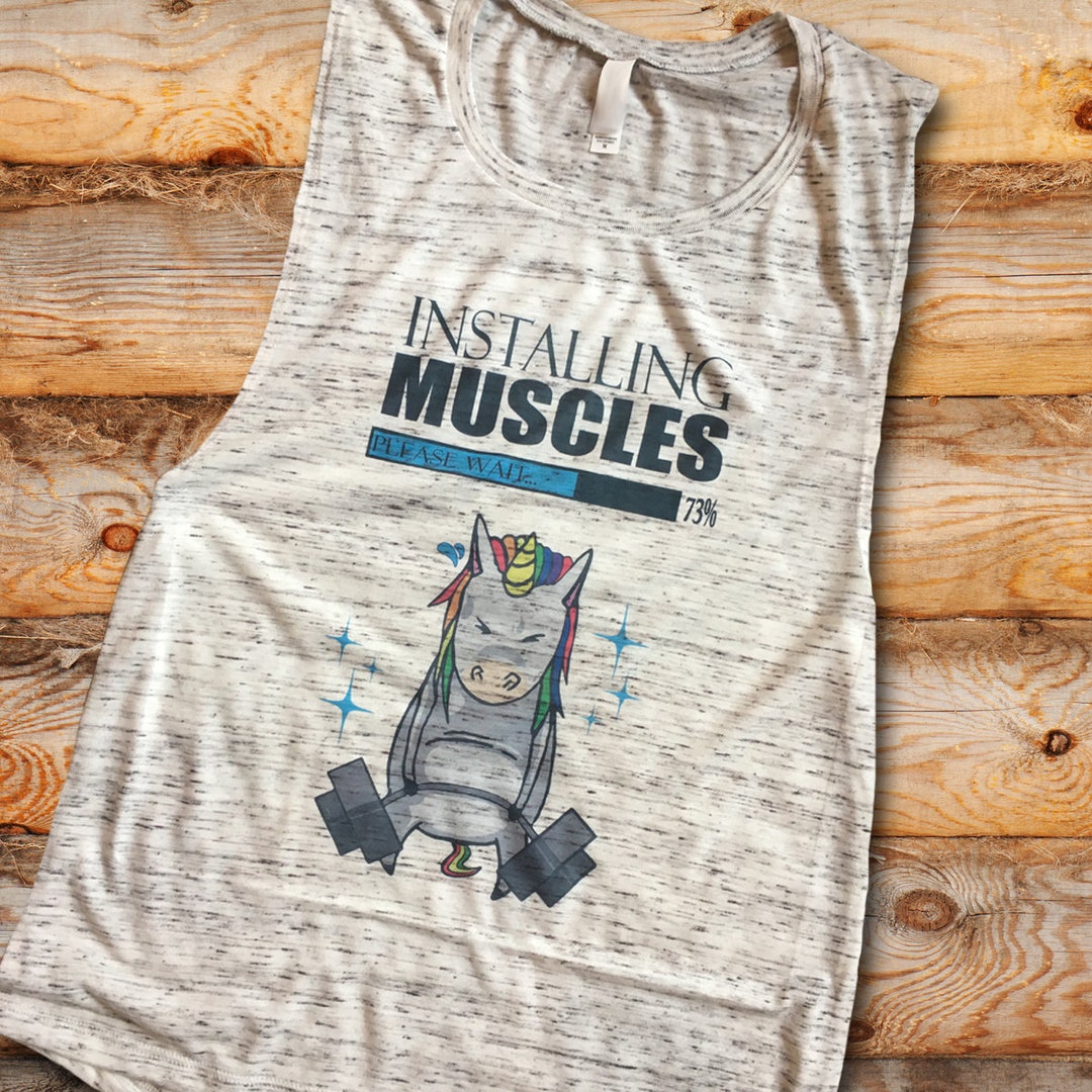 Installing Muscles, Muscle Tank, Workout Tank, Crossfit Tank, Workout ...