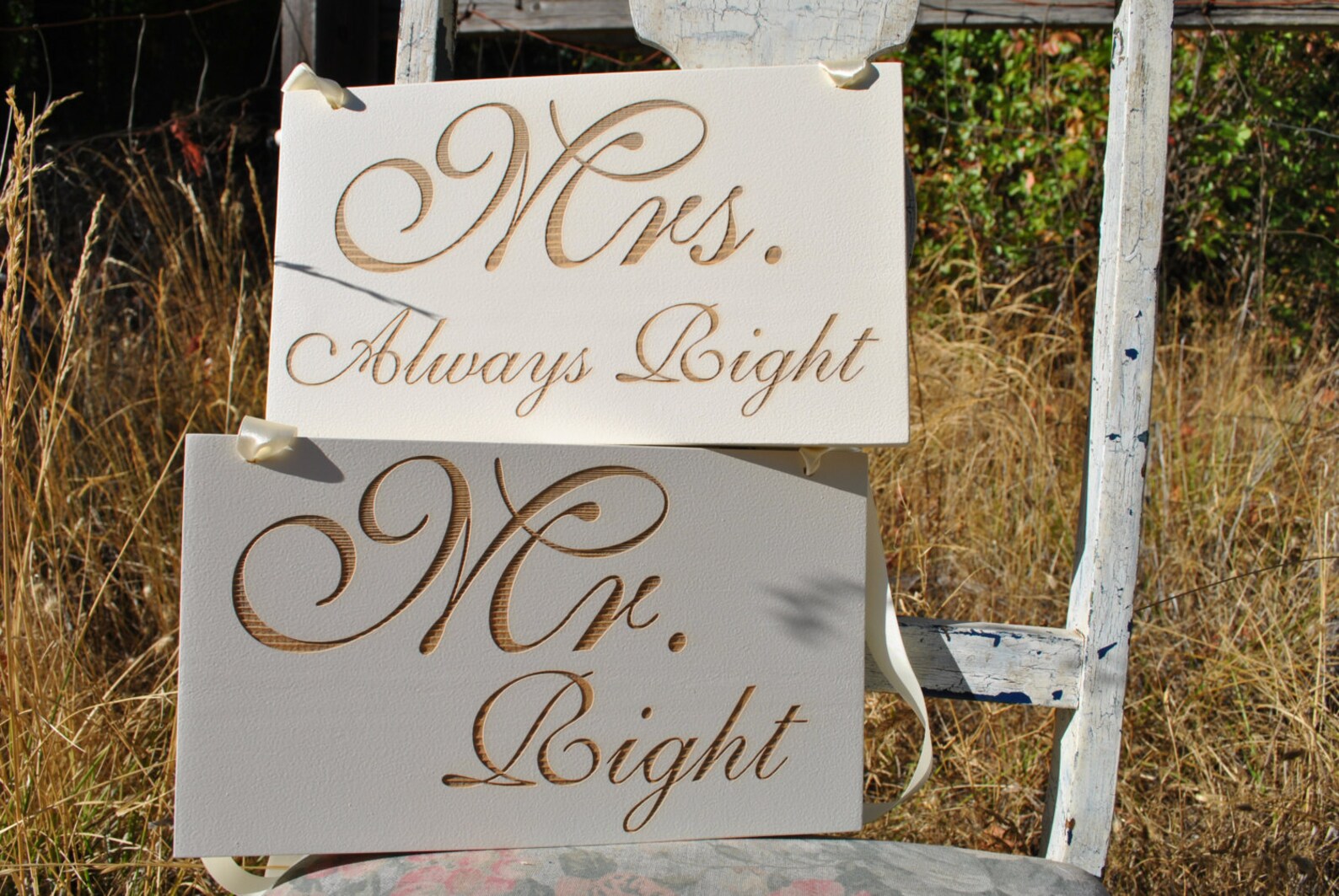 Wedding SignsMr Right & Mrs Always Right Wedding Sign Sweet | Etsy
