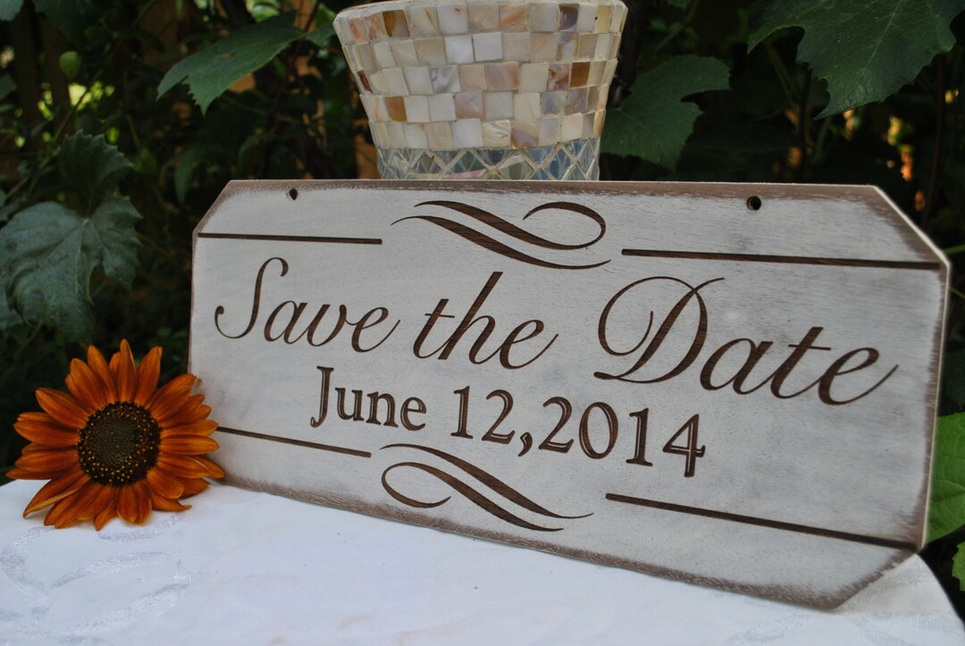 Save the Date Sign Engagement Props Save the Date Prop - Etsy