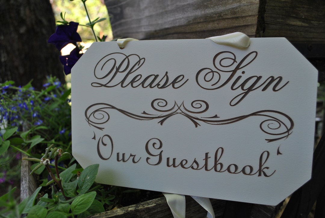 Guestbook Sign, Guest Book Sign, Wedding Guestbook Sign, Wood Guestbook ...