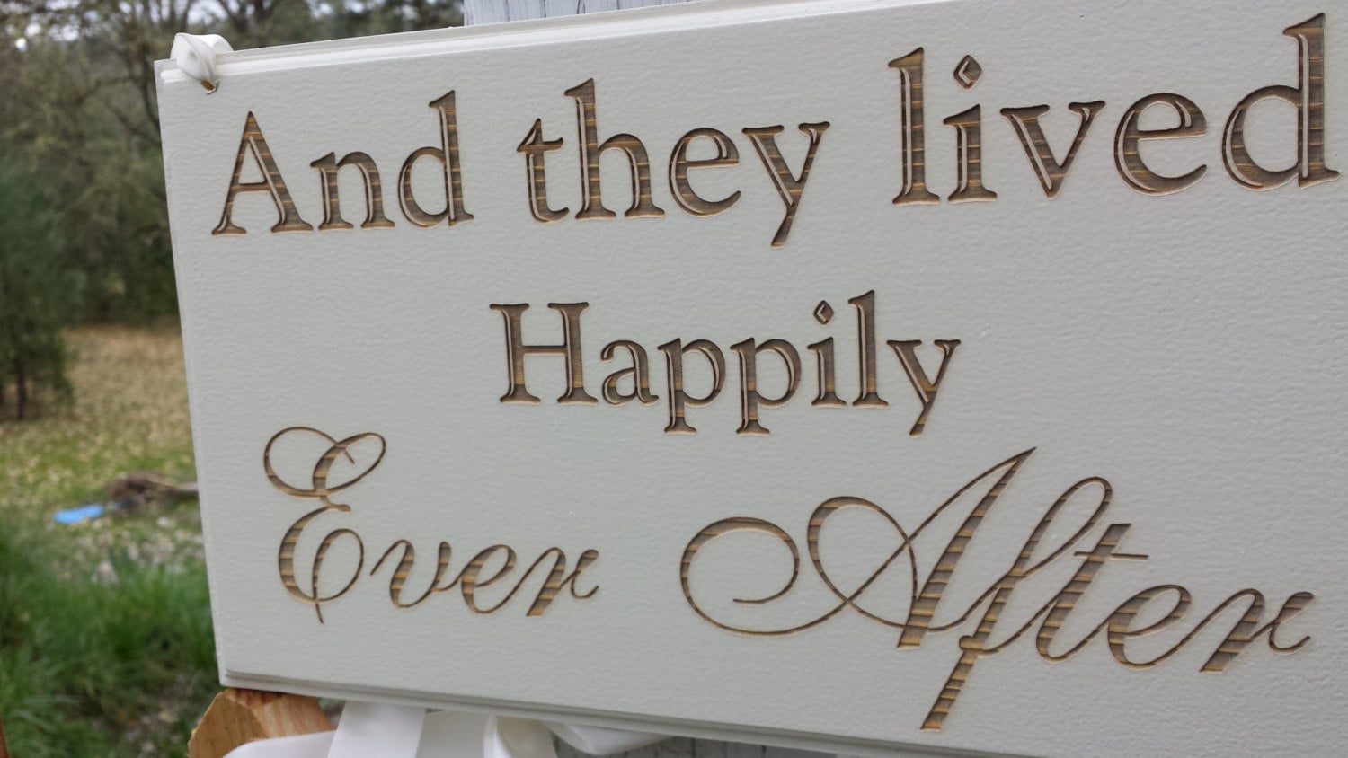 Wedding Sign Double Sided here Comes the Bride & | Etsy