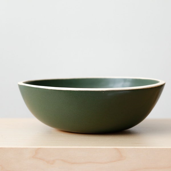 Green Ceramic Bowl - Etsy