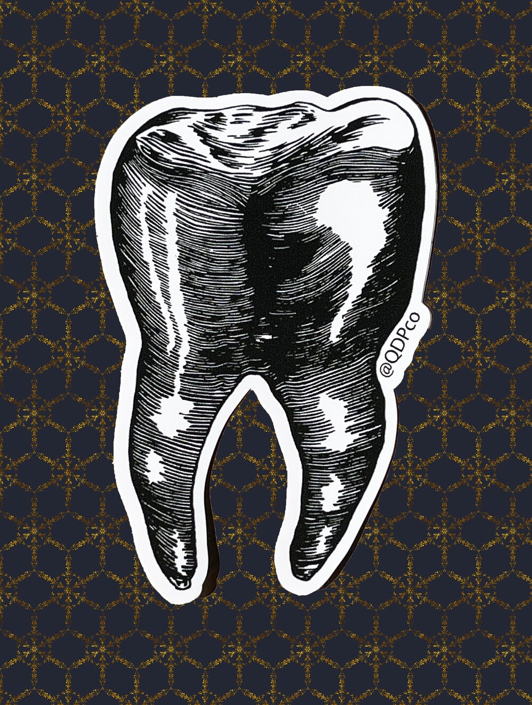 Molar Tooth - Vinyl Sticker - Dentist Inspired - Etsy