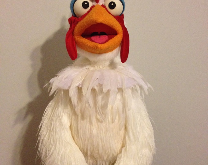 Professional - Chicken Hand and Rod Puppet - Etsy