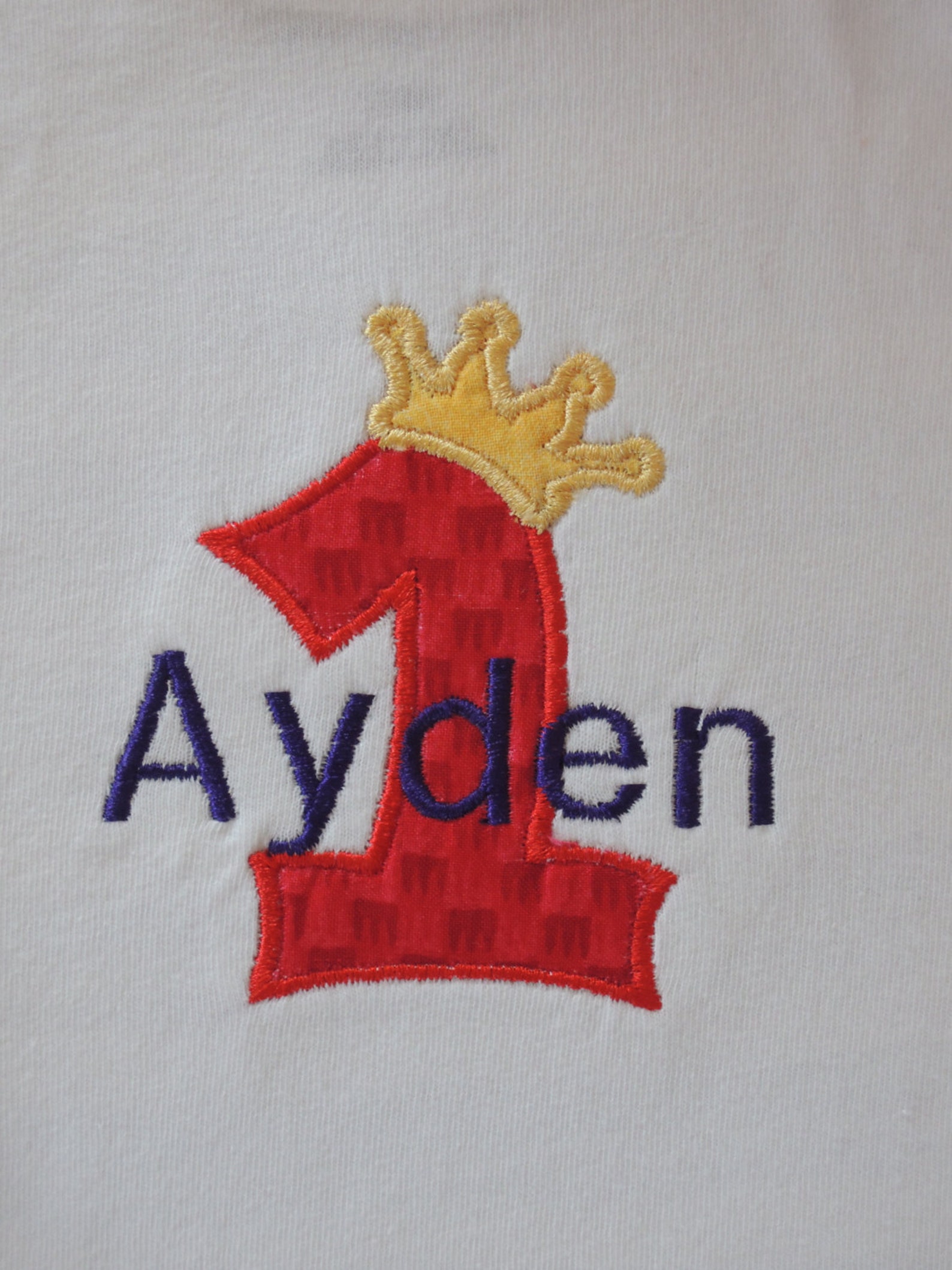 Baby Boy's First Birthday Crown King Prince Personalized - Etsy