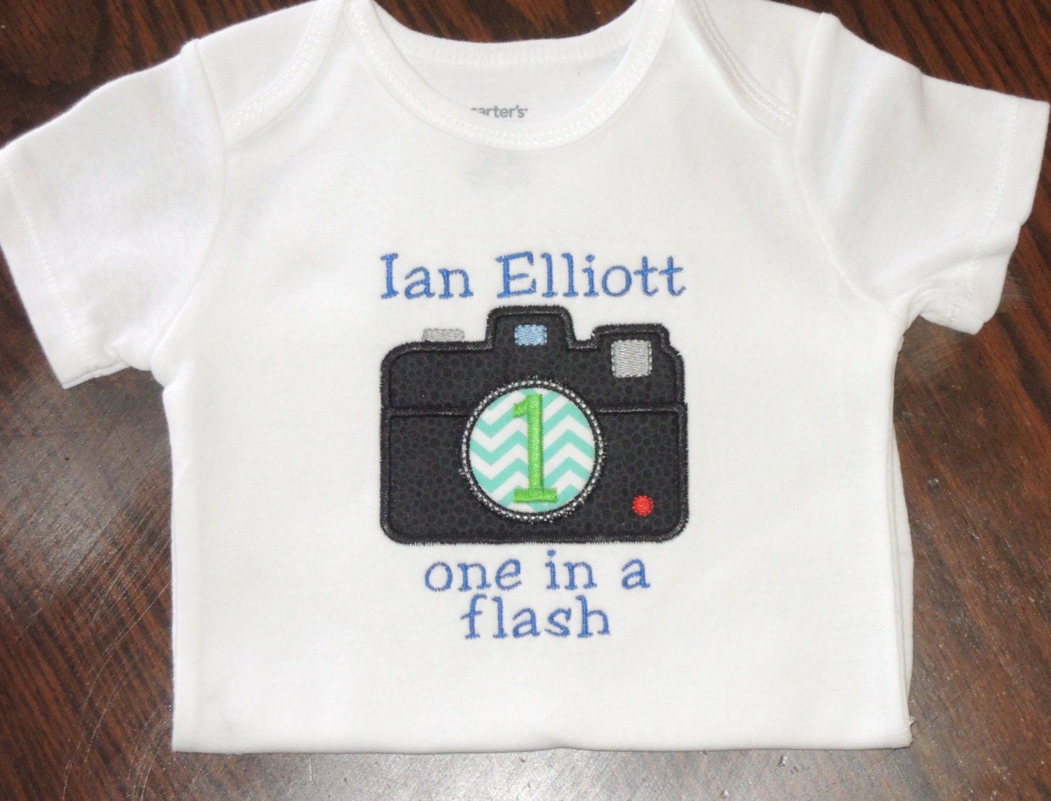 One in a Flash Camera Personalized Bodysuit 1st (2nd Also Available) - Etsy