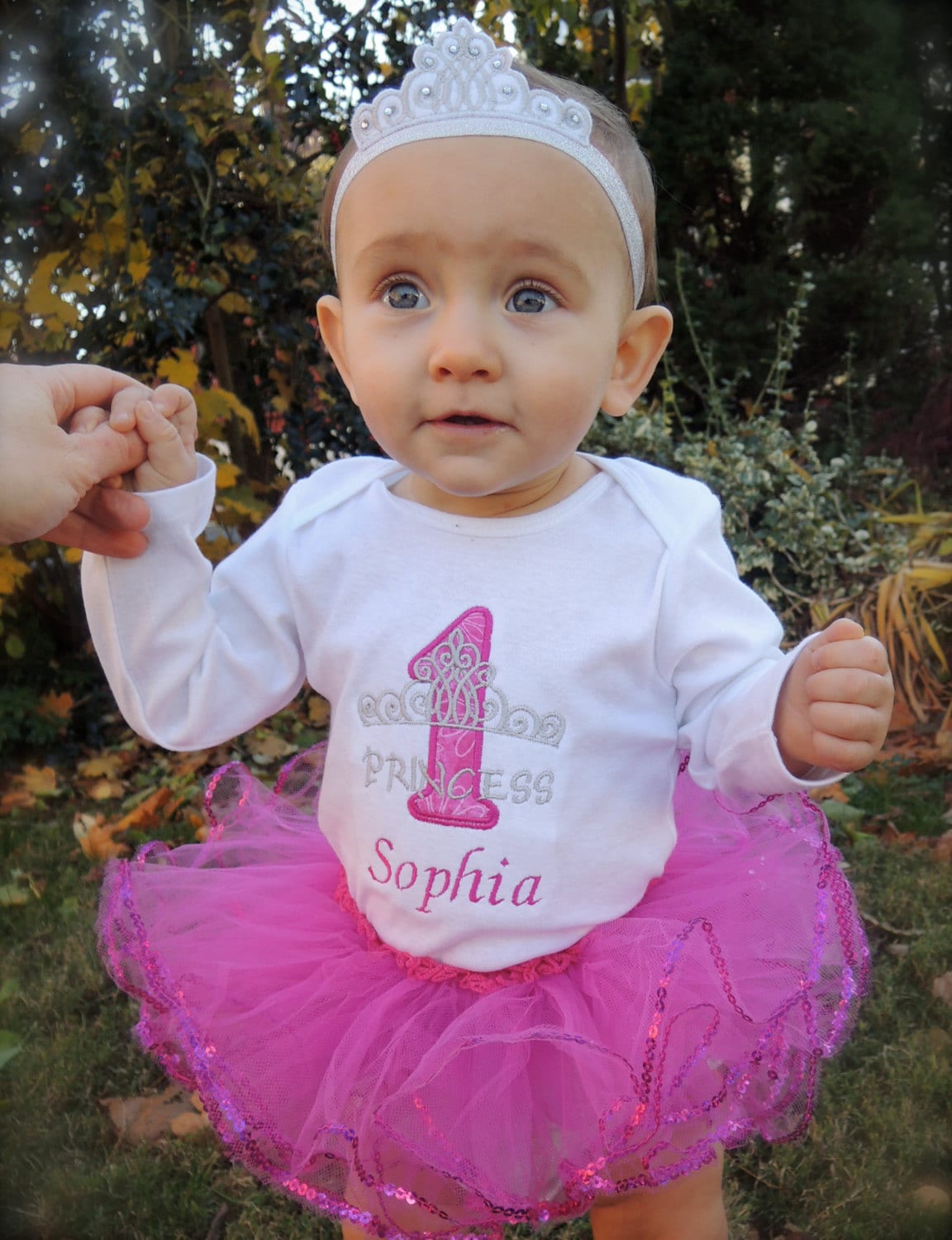 Personalized Princess Baby Girl's First Birthday Tiara | Etsy