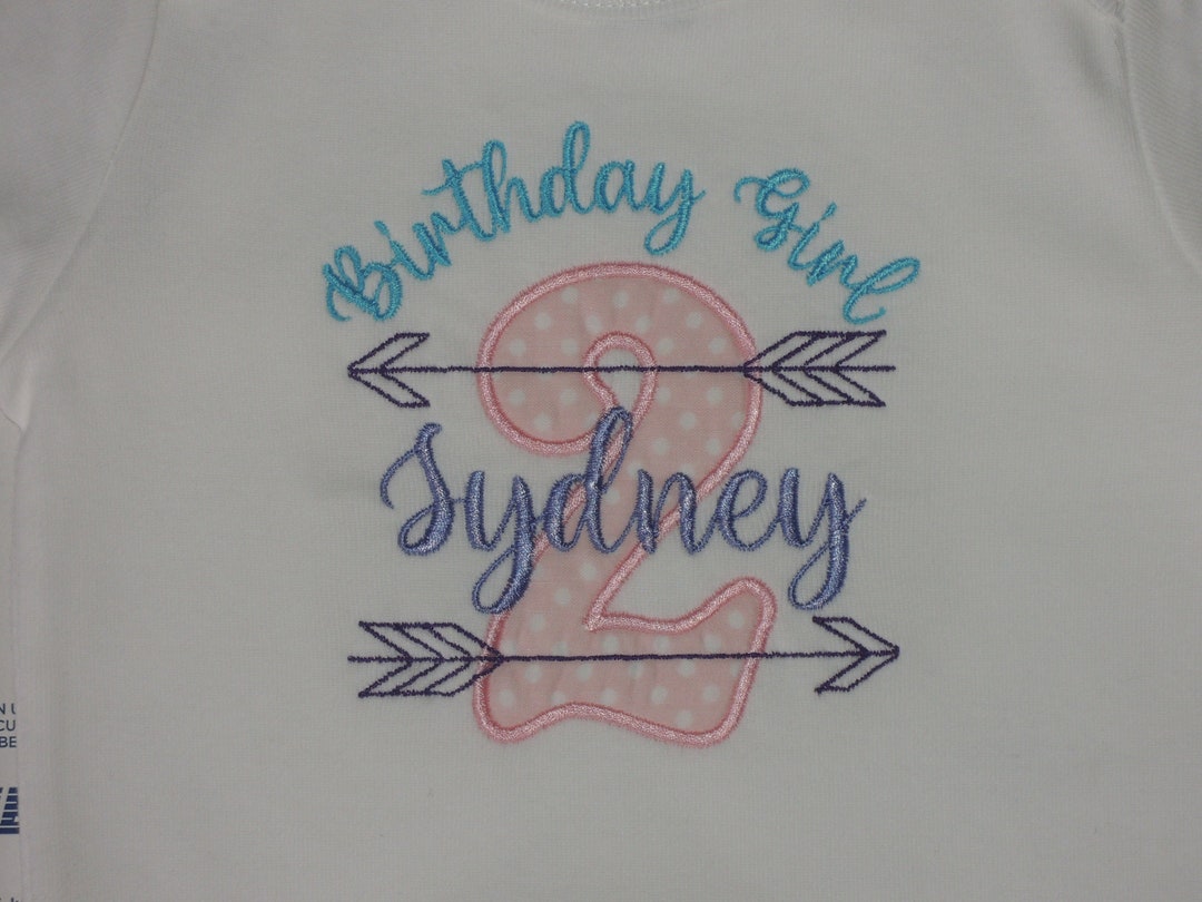 Arrow Native American Indian Birthday Girl Personalized Baby Girl's ...