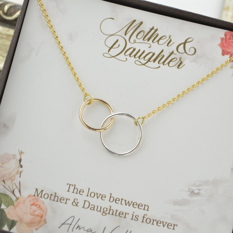 Mother Daughter Necklace - Etsy