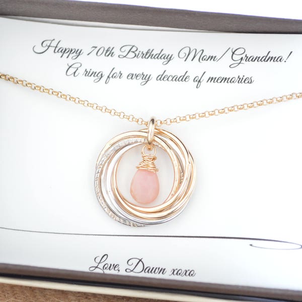 7 Decades Necklace - Etsy