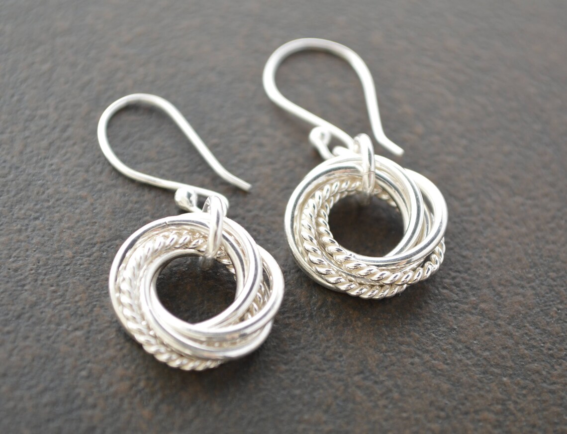 60th Birthday Gift for Women 6 Interlocking Rings 6th - Etsy Canada