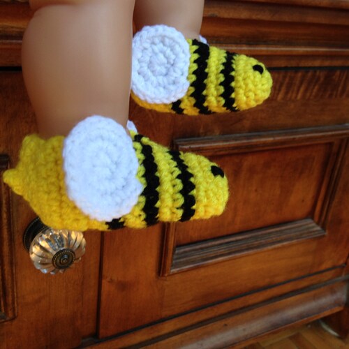 Bumble Bee Baby Shoes Soft Ballerina Slippers Baby Booties - Etsy