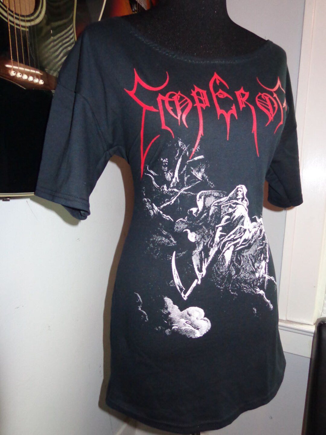 Emperor DIY Ladies Band Shirt Black Metal Heavy Metal Boatneck Tunic - Etsy