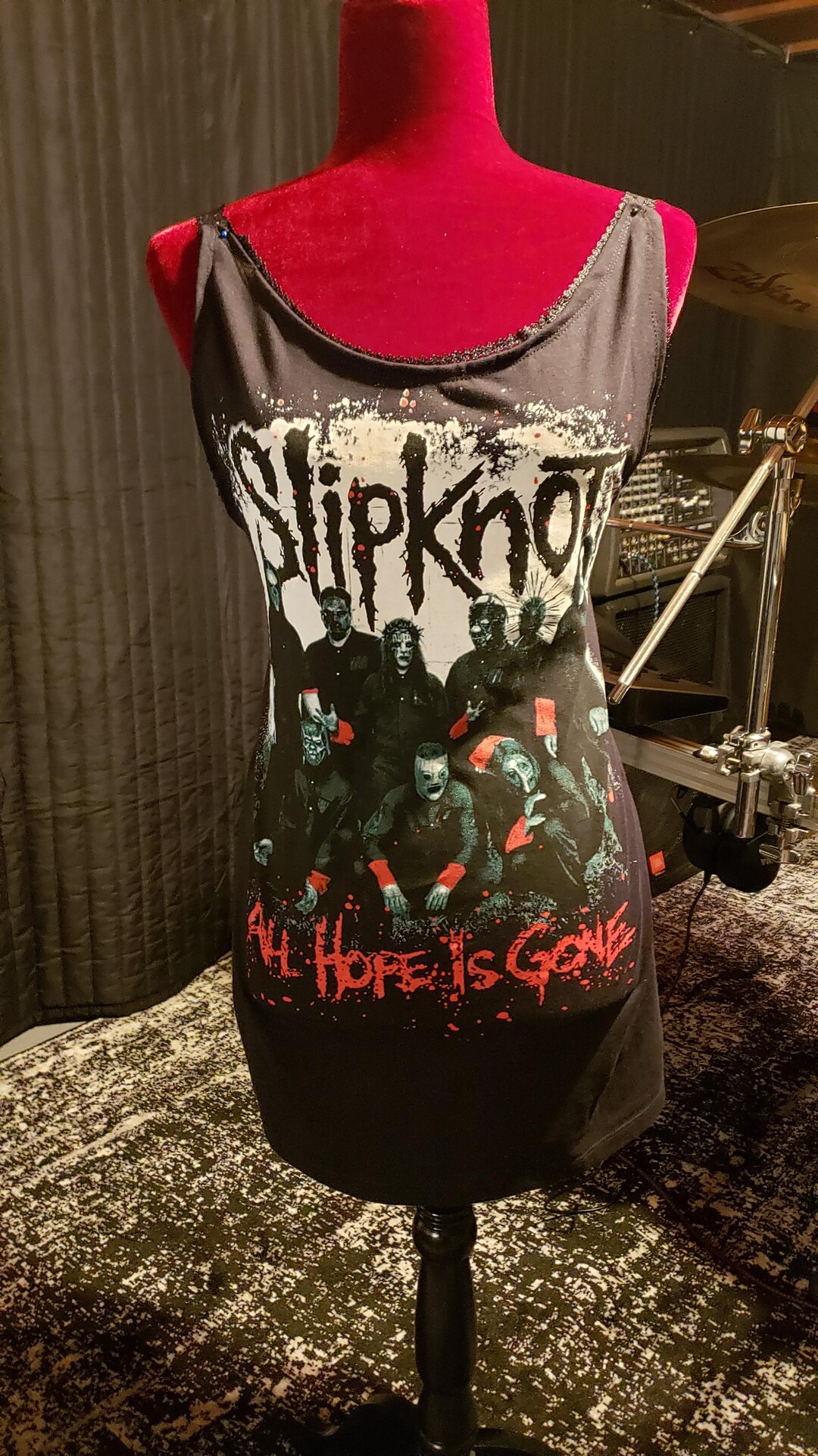 Heavy Metal Ladies Cami Dress Mini Dress Slipknot Band Shirt - Etsy
