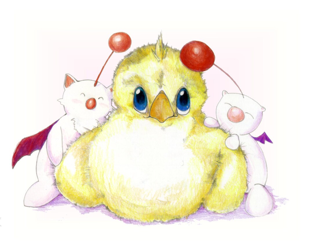 Kupo Kweh 8x10 Print Final Fantasy Fan Art - Etsy