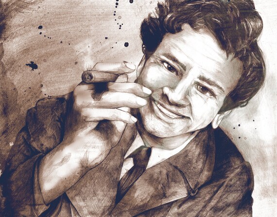 Just One More Thing 8x10 or 11x14 Print Columbo Wall Art | Etsy