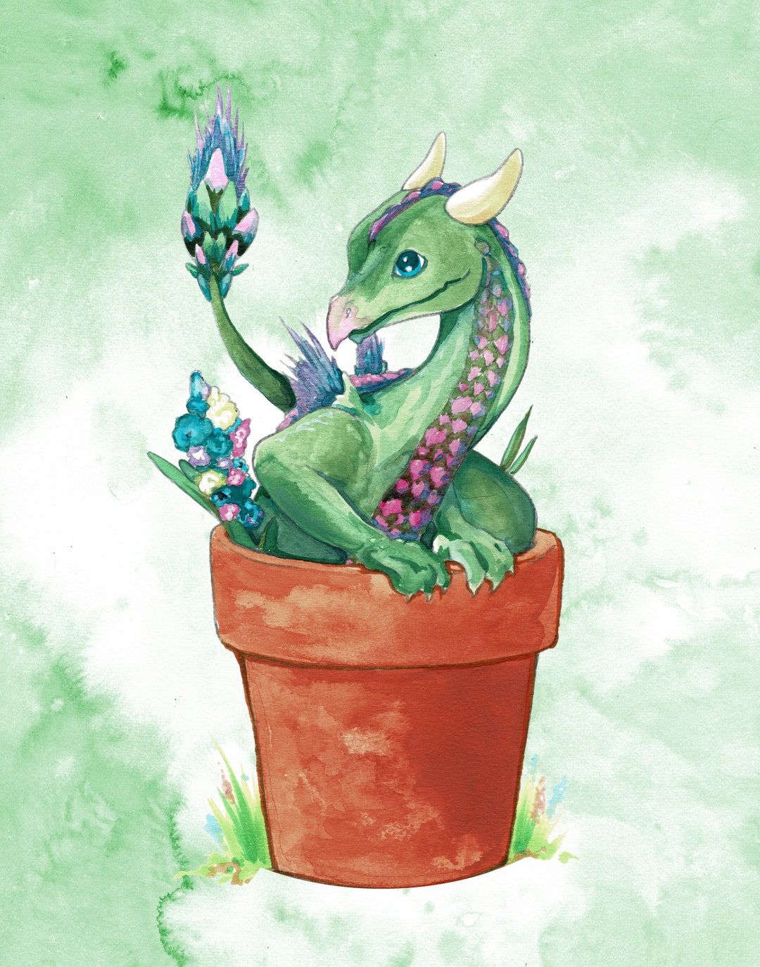 Sprout - 8x10, 11x14, or 17x22 Poster - Fantasy Wall Art - Etsy