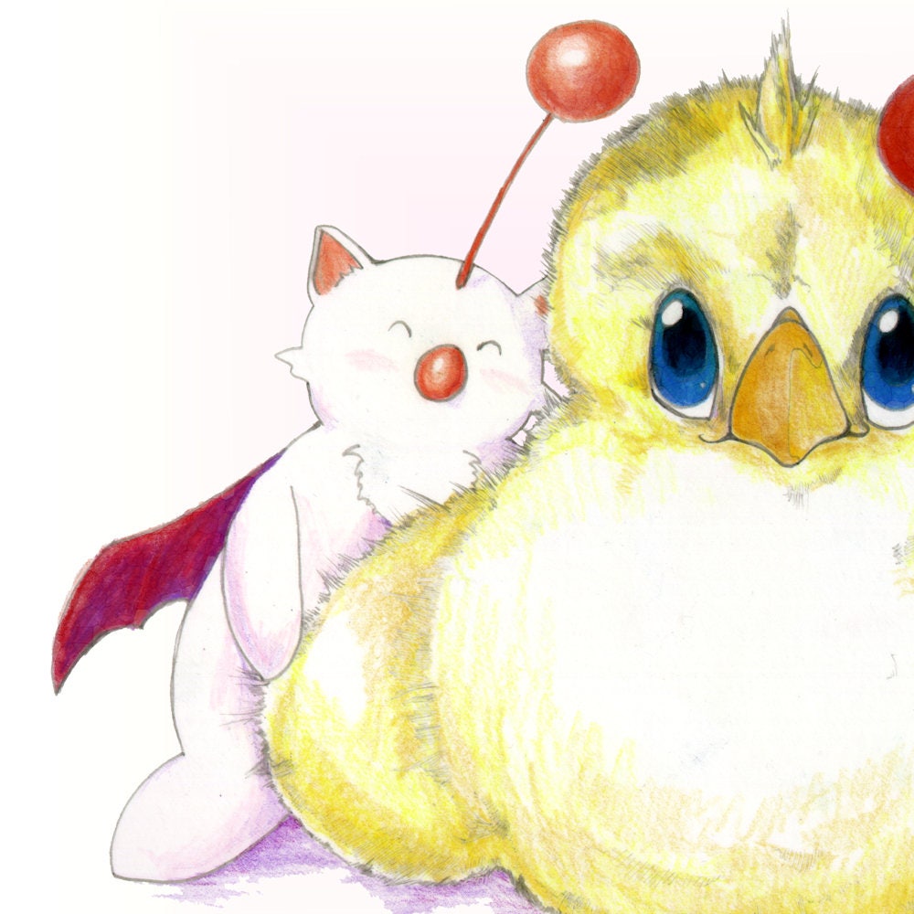 Kupo Kweh 8x10 Print Final Fantasy Fan Art - Etsy