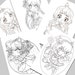 Super Cute Printable Coloring Pack 1 - Etsy UK