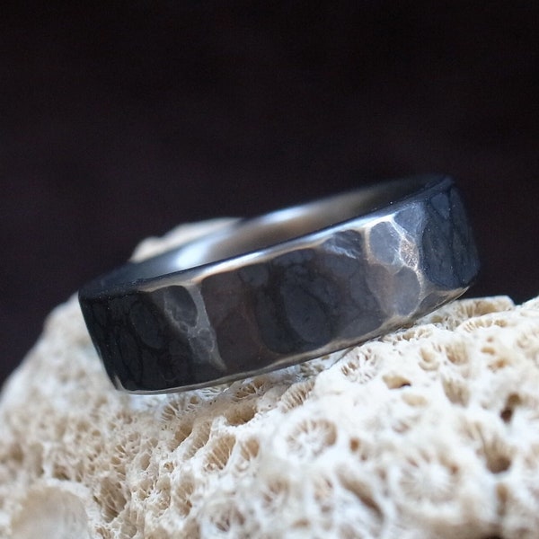 Rugged Wedding Ring - Etsy