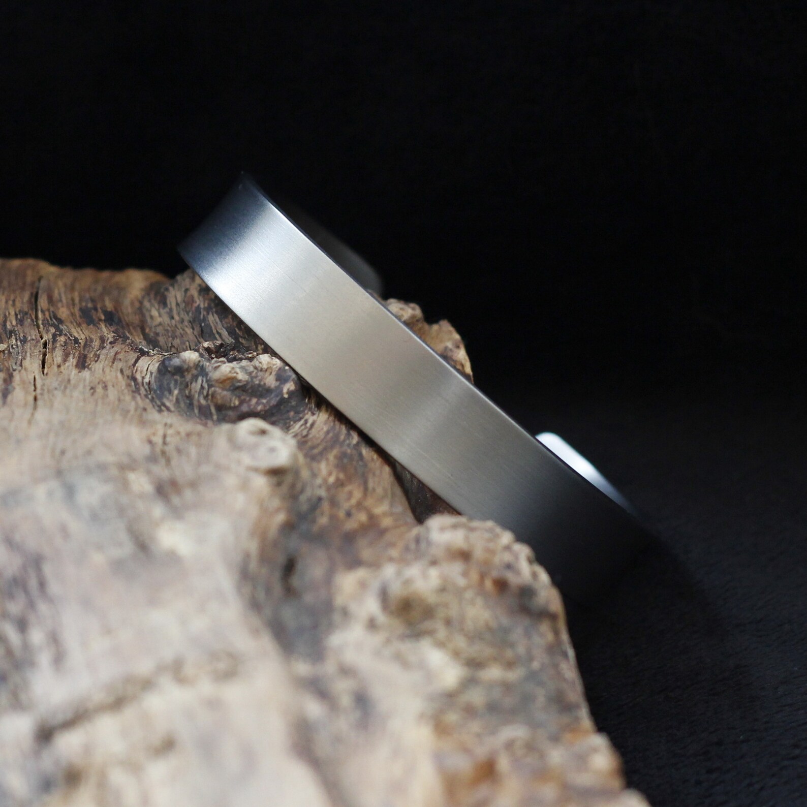Titanium Cuff Bracelet Anodized Handmade Soft Matte Brushed - Etsy