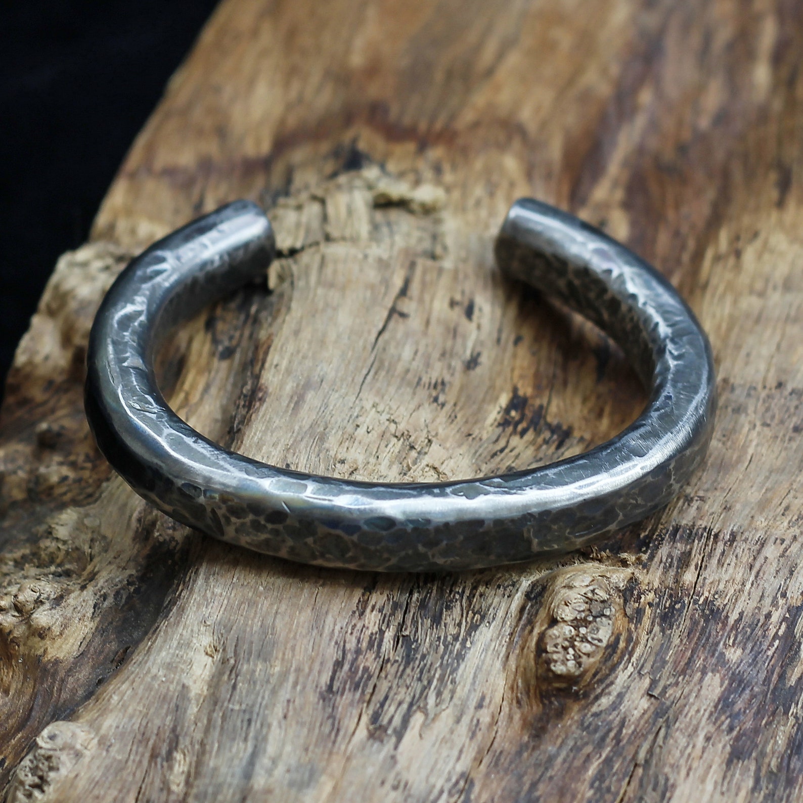 11x 8mm wide and thick Heavy Titanium cuff bracelet men | Etsy