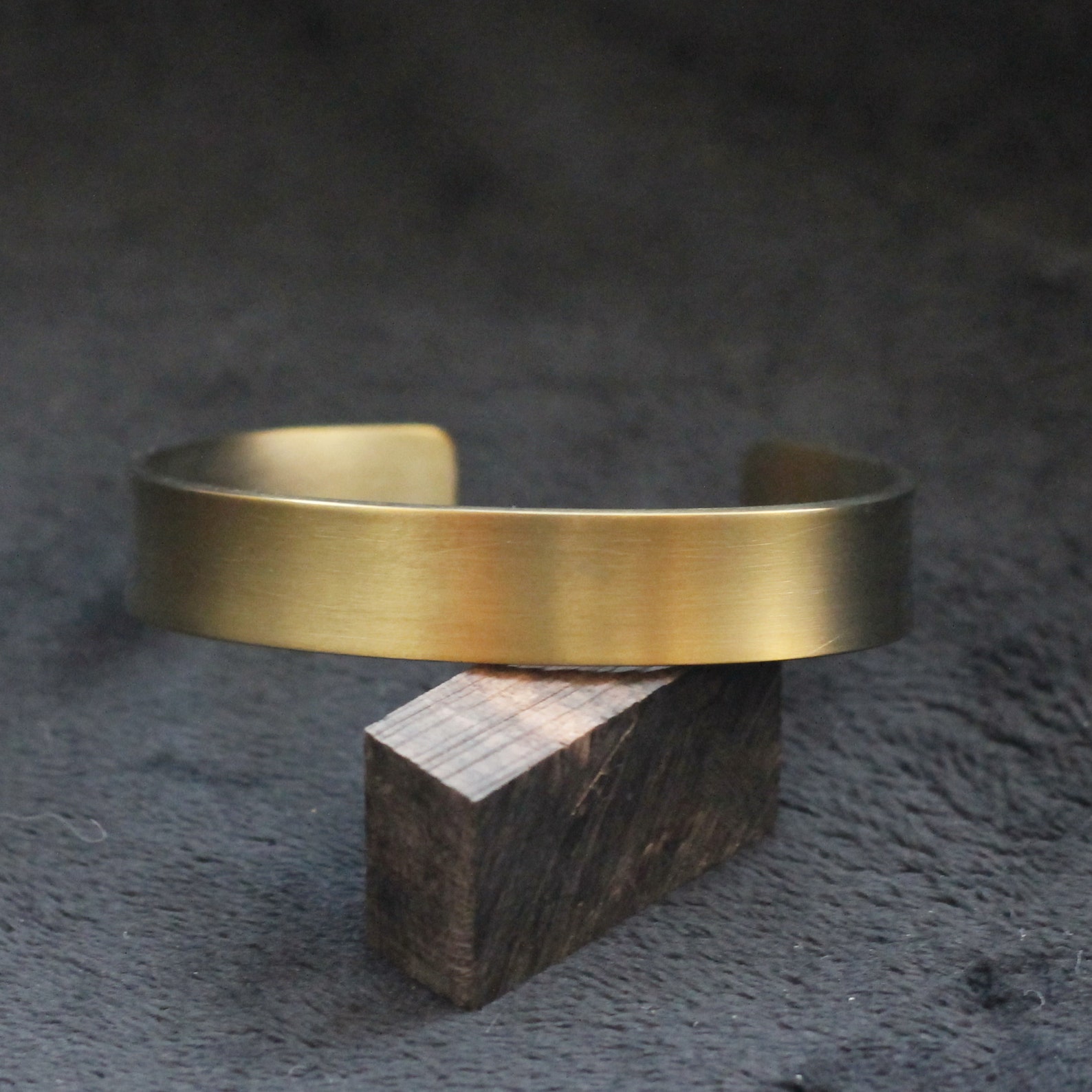 Titanium Cuff Bracelet Anodized Handmade Soft Matte Brushed | Etsy