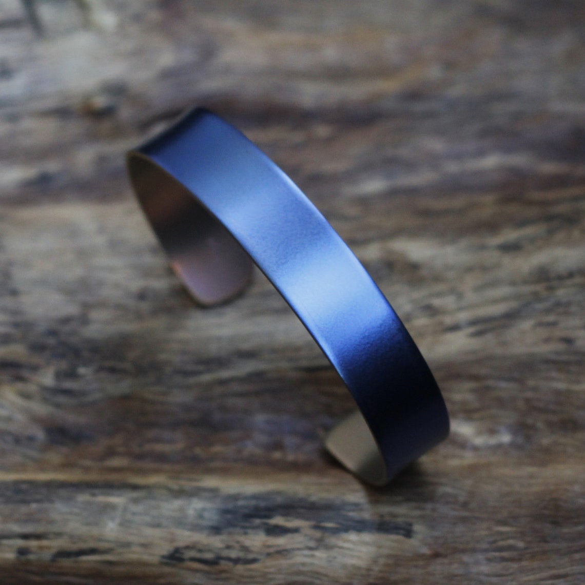 12.7mmx1.2mm Wide and Thick Titanium Cuff Bracelet Anodized - Etsy