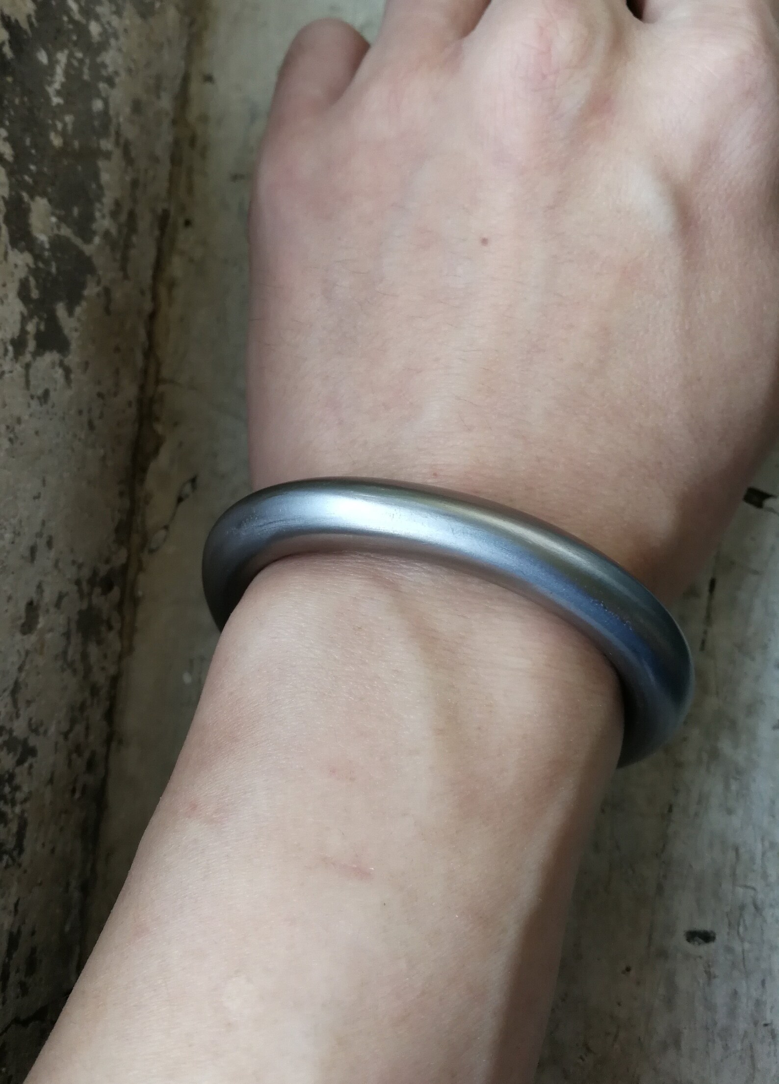 3-12mm Titanium cuff bracelet solid grade 2 titanium | Etsy