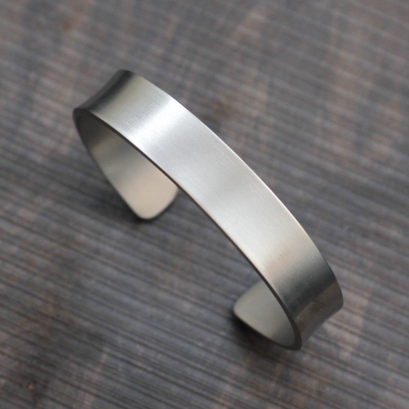 Titanium Cuff Bracelet Anodized Handmade Soft Matte Brushed | Etsy