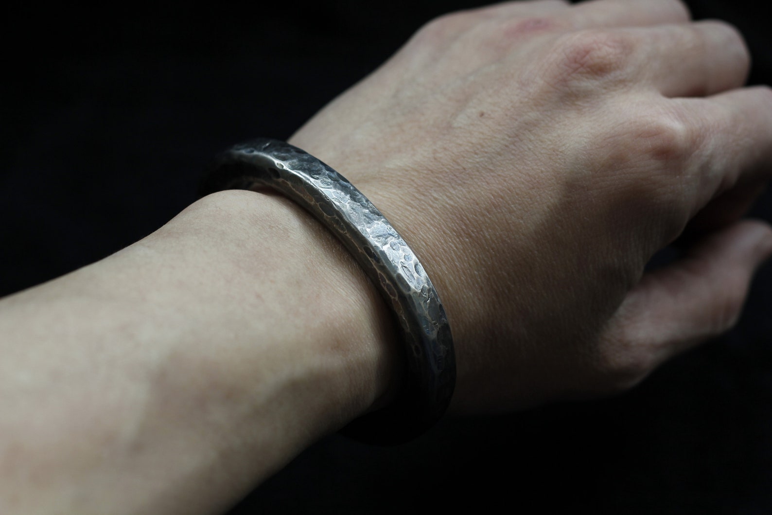 11x 8mm wide and thick Heavy Titanium cuff bracelet men | Etsy