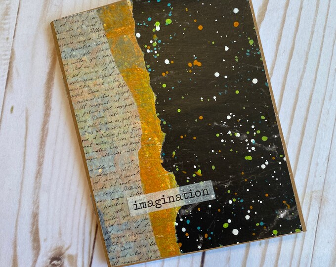 Unique 4x3 Inch Journal/address Book/notebook. Hand Painted Papers ...