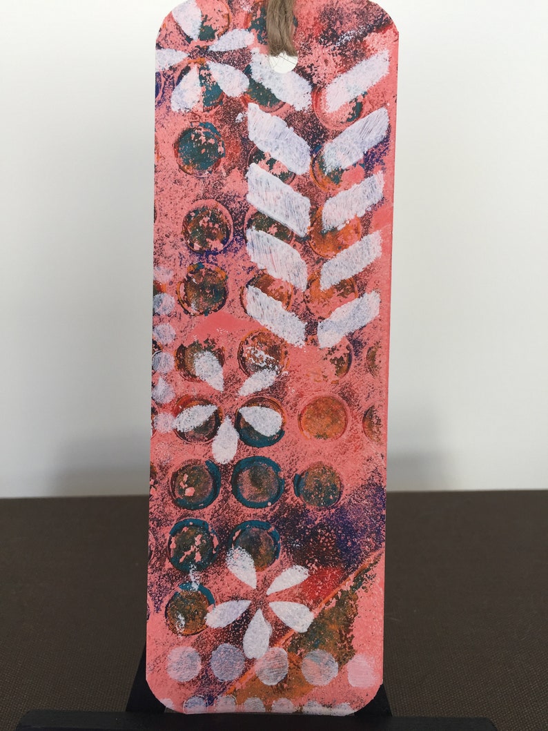Bookmarks or Gift Tags. Abstract Design. Bright Fun Colors. - Etsy