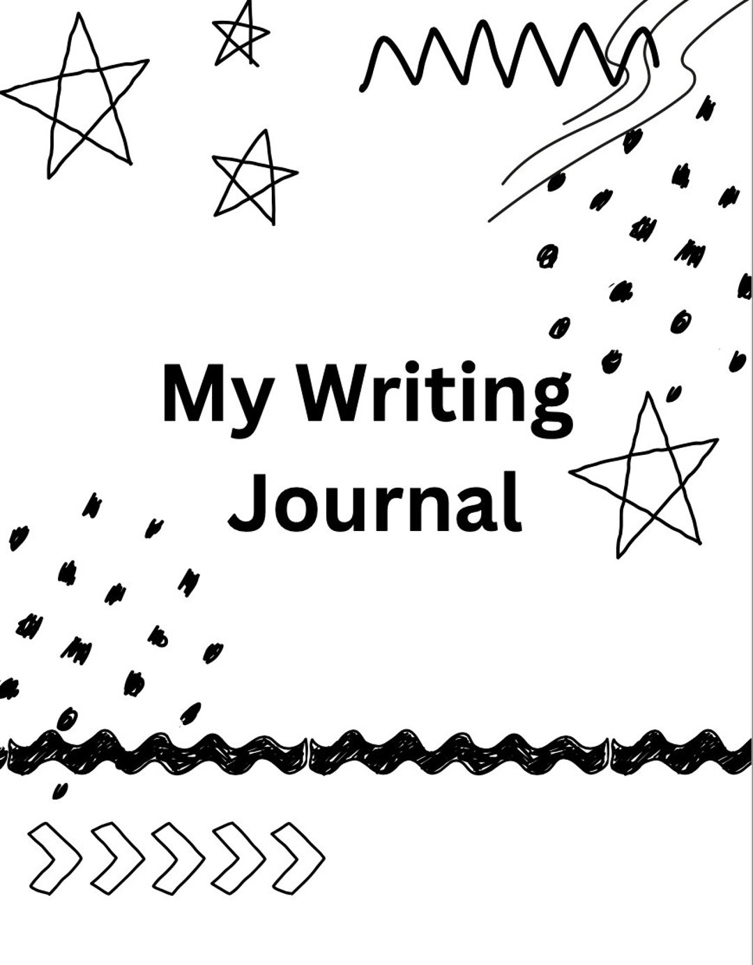 Kids' Writing Journal Printable Creative Writing Prompts 27 Pages ...