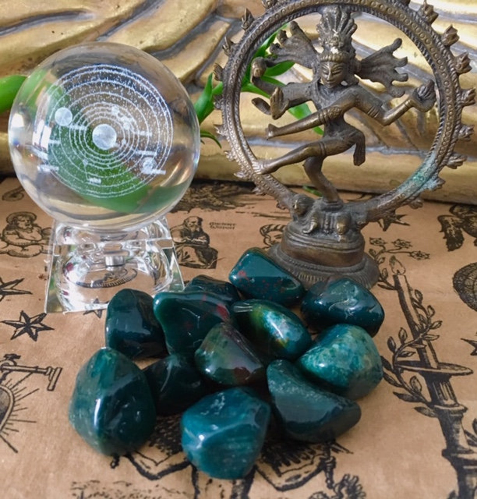 Bloodstone Tumble Stones. Healing Stones Crystal Healing - Etsy UK