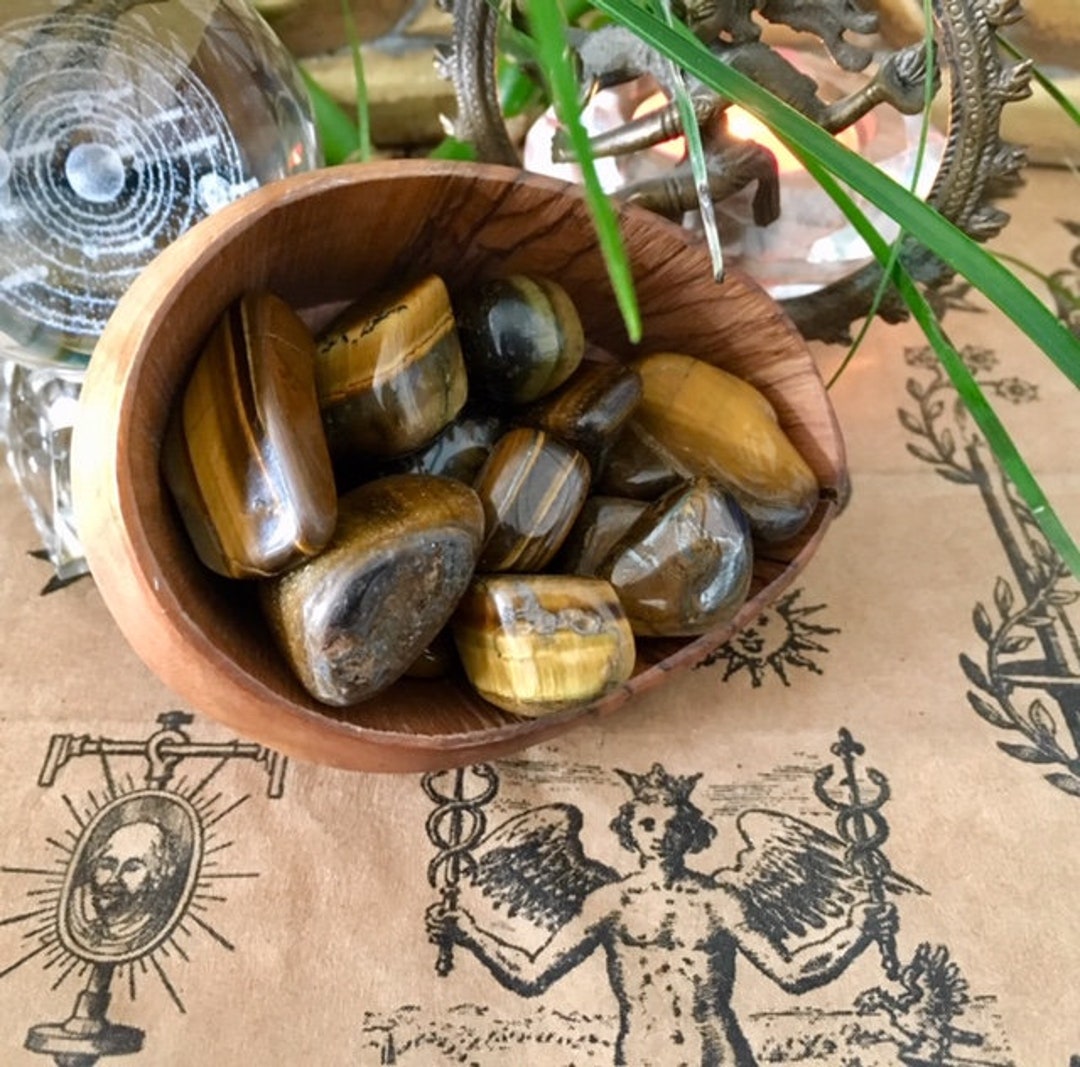 Golden Tigers Eye Tumble Stone, Healing Crystals, Crystal, Chakra Stone ...