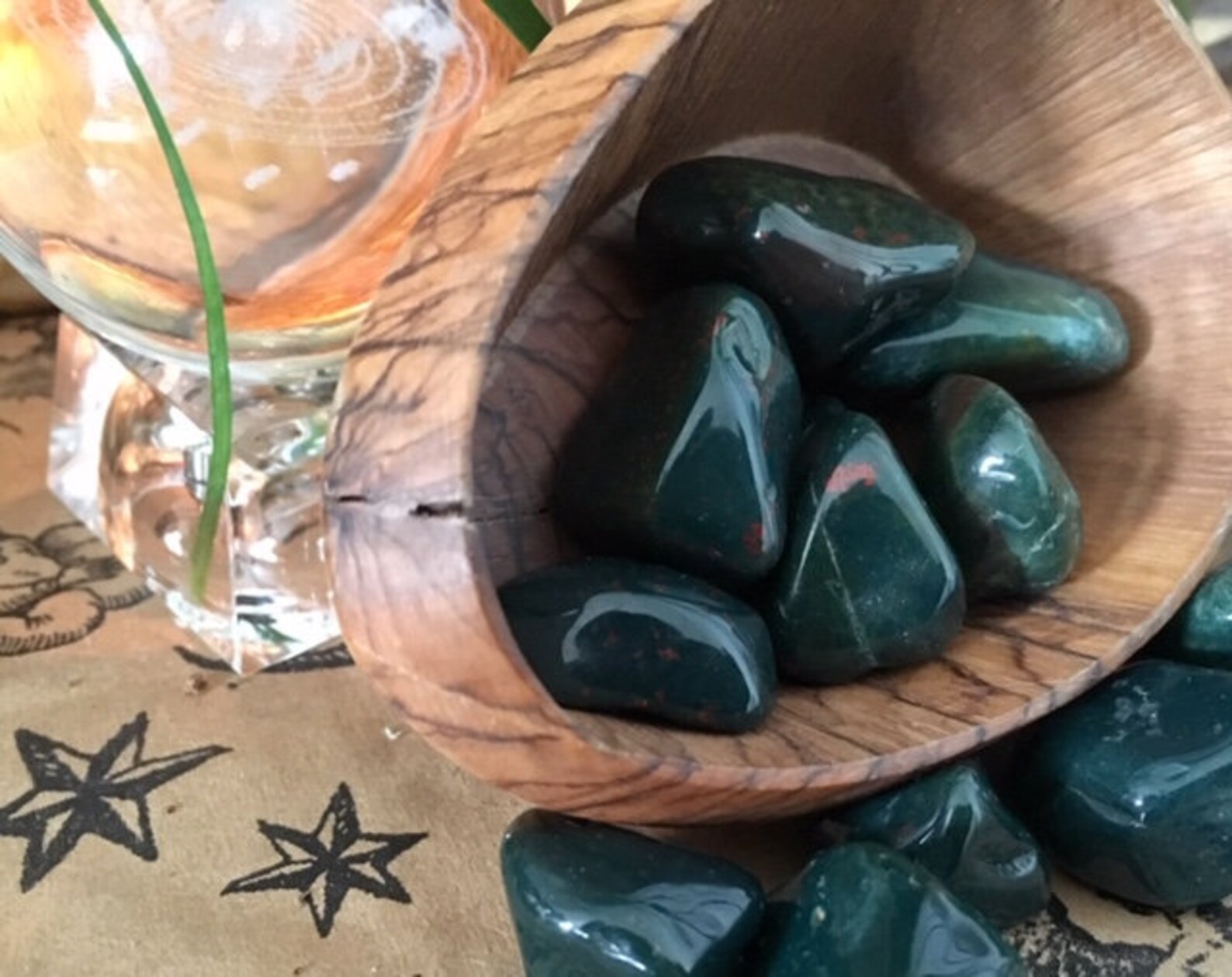 Bloodstone Tumble Stones. Healing Stones Crystal Healing - Etsy UK